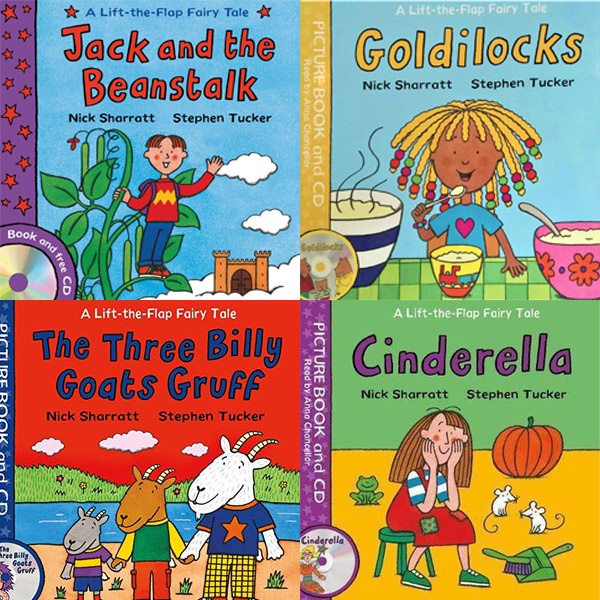A Lift The Flap Fairy Tale, Cinderella, Golilocks, Jack and the ...