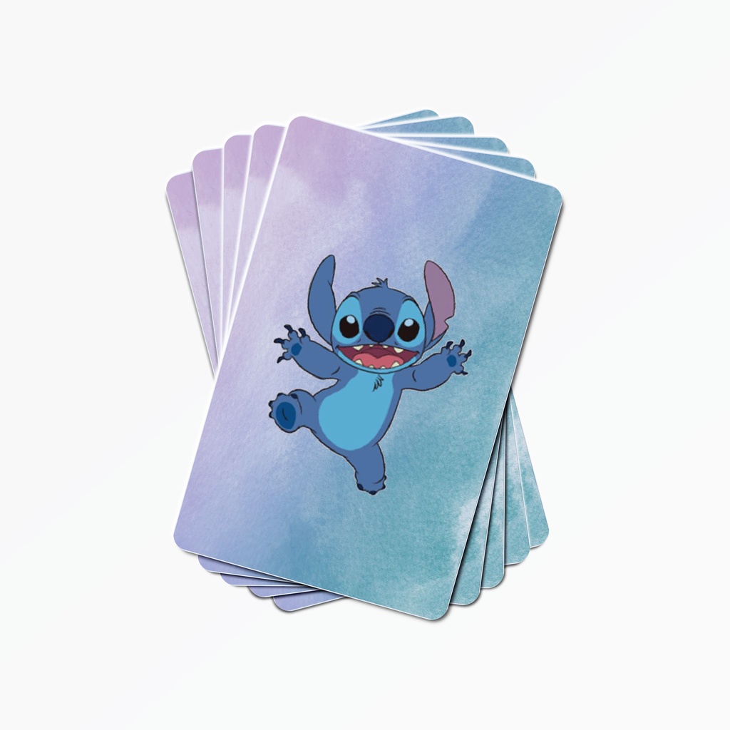 Sticker Anime Stitch Stiker Card Cover Touch n Go Access MRT LRT ATM ...