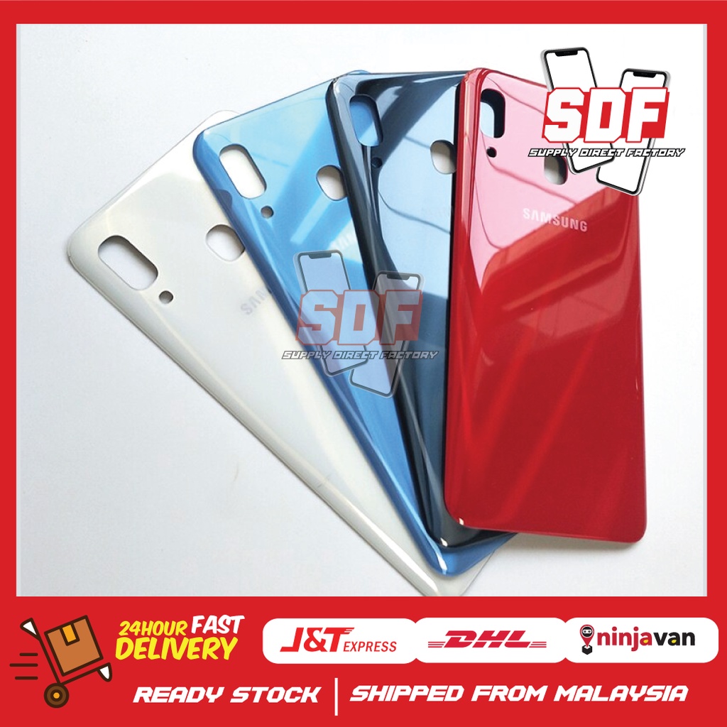 Samsung A305 A30 Back Battery Cover Housing Middle Frame Bezel ...