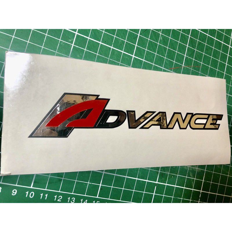 🔥Sticker Custom EMBLEM ADVANCE 🔥 | Shopee Malaysia