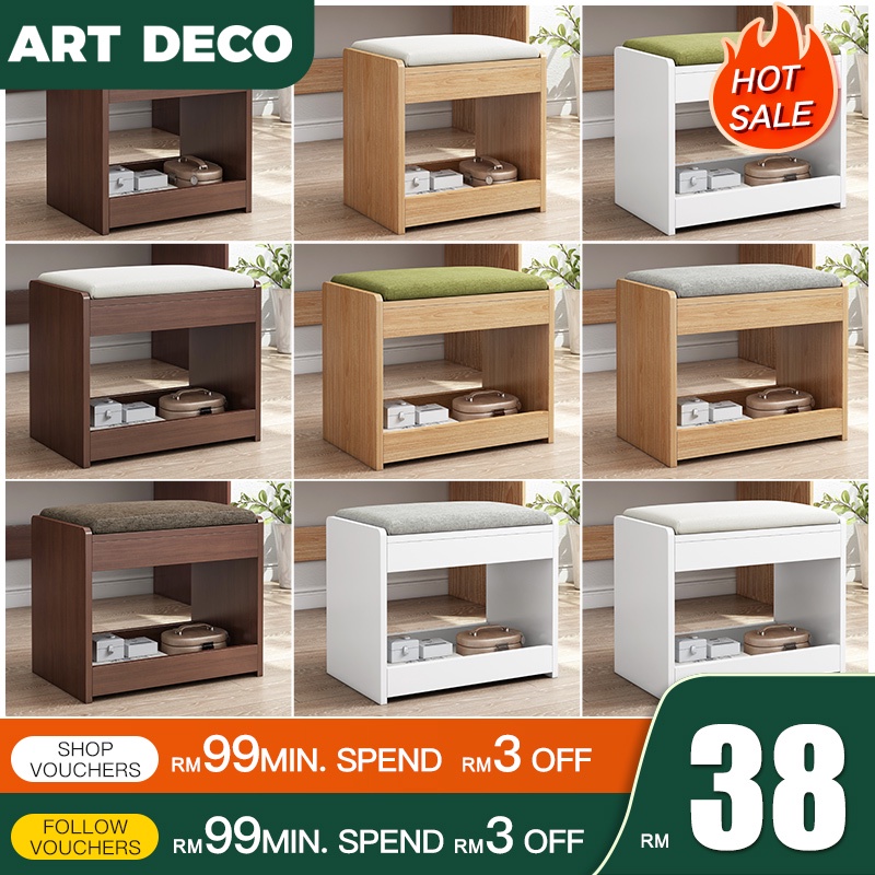 Dining Table Square Stool Bench Stool Chair Makeup Stool Dressing chair ...