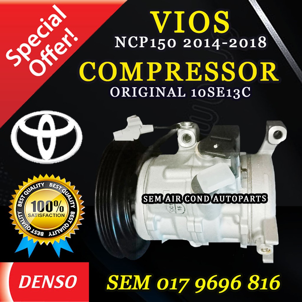 TOYOTA VIOS NEW MODEL NCP150 2014-2018 YEAR 4PK ORIGINAL DENSO ND ...