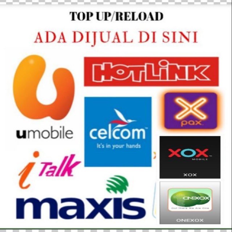 🔥🔥🔥 HOT ‼️‼️ instant topup celcom digi maxis umobile onexox tunetalk 🔥🔥🔥 | Shopee Malaysia