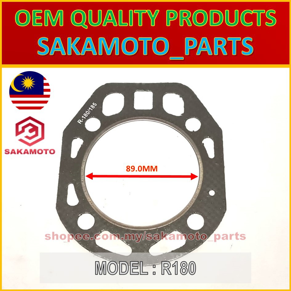 China Diesel R180 engine Head gasket | Shopee Malaysia