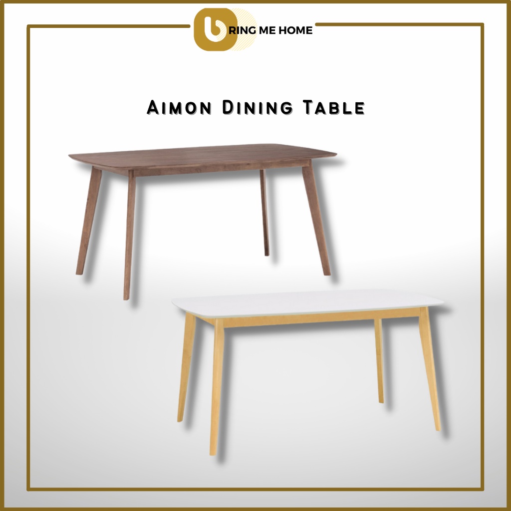 [MEJA SAJA] AEMON 5FT Meja Makan Kayu Meja Kayu Makan Meja Ruang Tamu ...