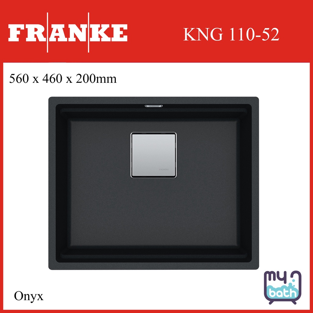 Franke KNG 110-52 Fragranite Sink | Shopee Malaysia