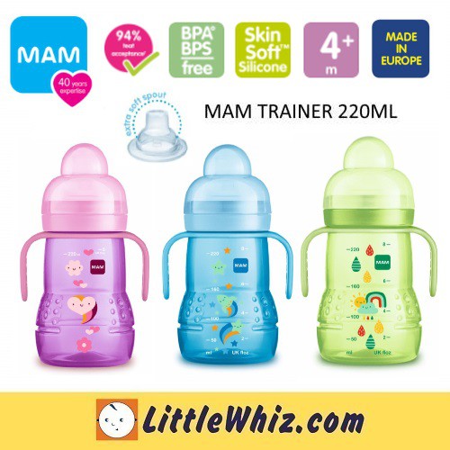 MAM: Transition Trainer Cup 220ml | SIPPY CUP | Baby Training Cup | Shopee Malaysia