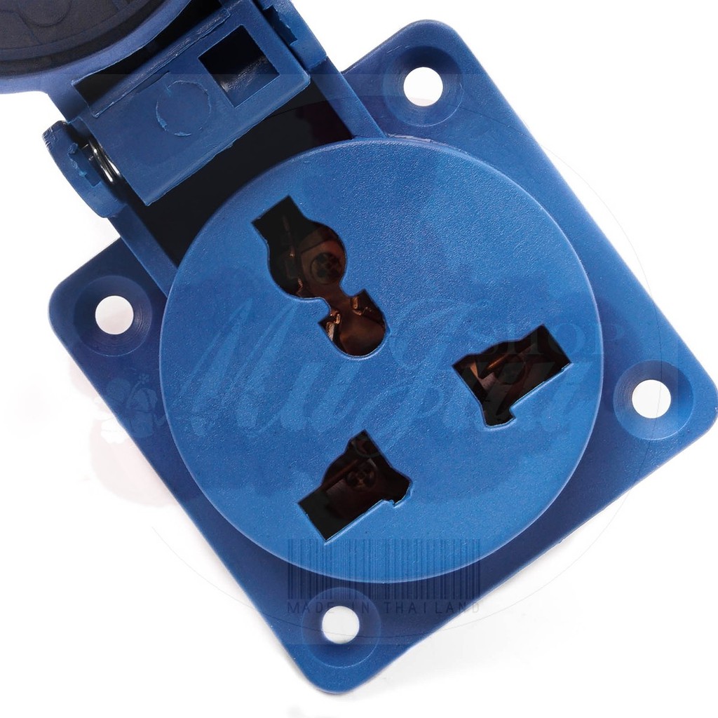 MARATHON 3 Pin Wall Plug-Female Embedded Socket 16A 2P+E220V IP54 (M322 ...
