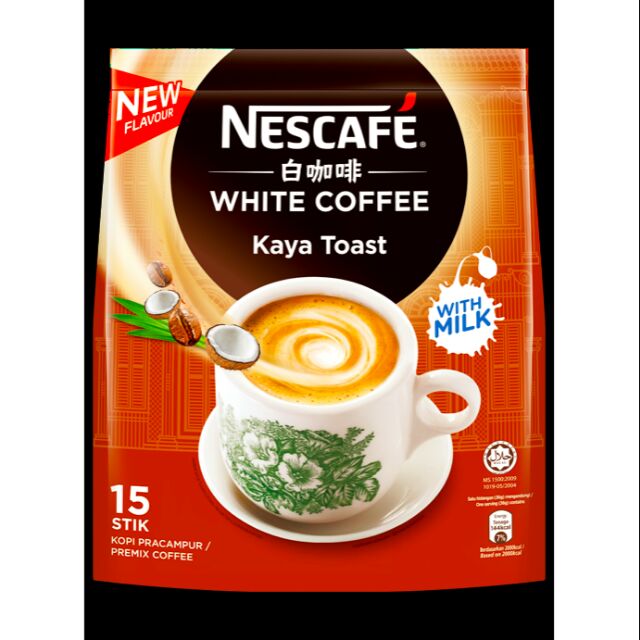 Nescafe White Coffee Kaya Toast with Milk 15 sachets | Shopee Malaysia