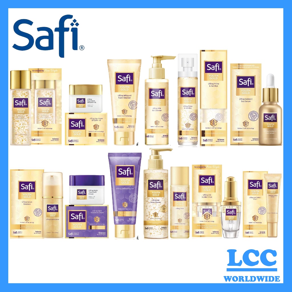 Safi Rania Gold / Youth Gold Skincare (Facial Cleanser, Toner ...