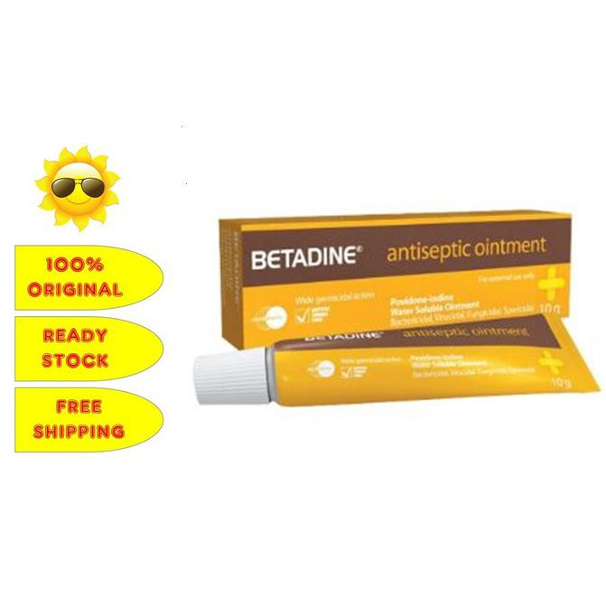 Betadine Antiseptic Ointment Tube (10g) | Shopee Malaysia