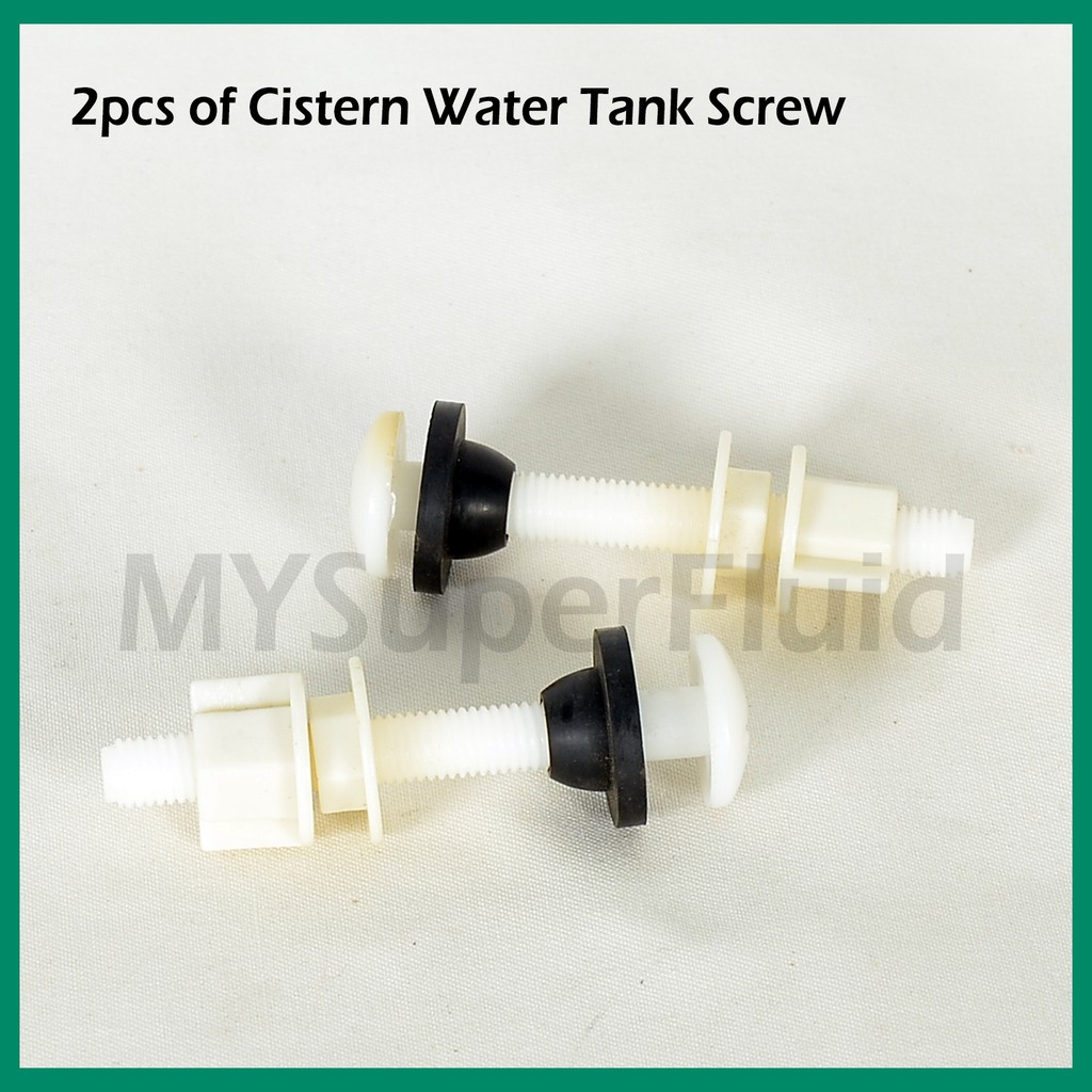 [2pcs] Toilet Cistern Water Tank Screw Set For Close Coupled WC ...