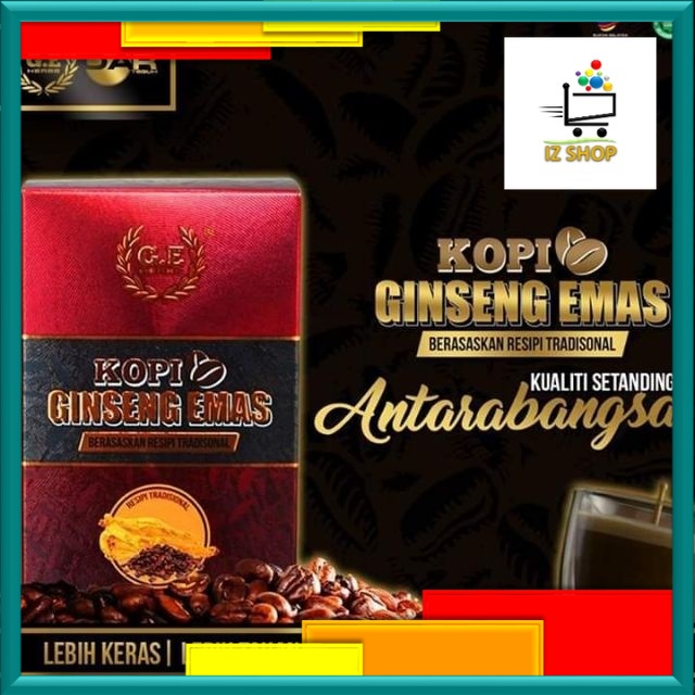 KOPI GINSENG EMAS ORIGINAL | Shopee Malaysia