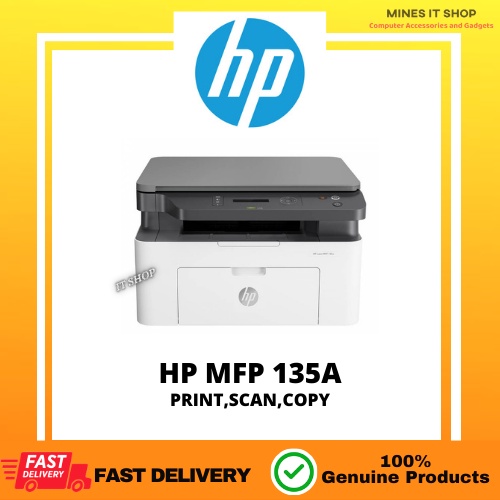 HP MFP 135A MONOCHROME 3 IN 1 LASER PRINTER | Shopee Malaysia
