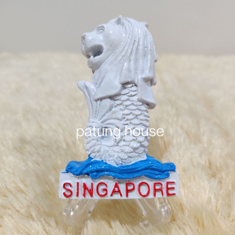 Fridge Magnet Refrigerator Sticker Souvenir Singapore Singapore Merlion ...