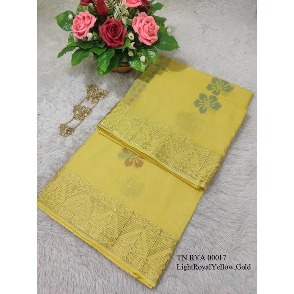 Songket tenun bunga Raya multi color | Shopee Malaysia