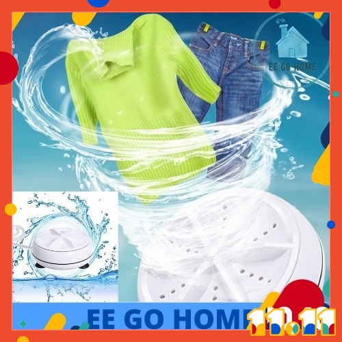 Mini Washing Machine Portable Personal Rotating Ultrasonic Turbine ...