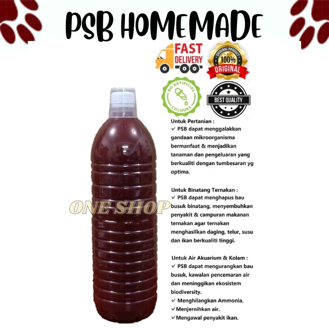 PSB PHOTOSYNTHETIC BACTERIA 500 ML & 1.5 LITER - jernih air aquarium@kolam/baja pokok bunga ...