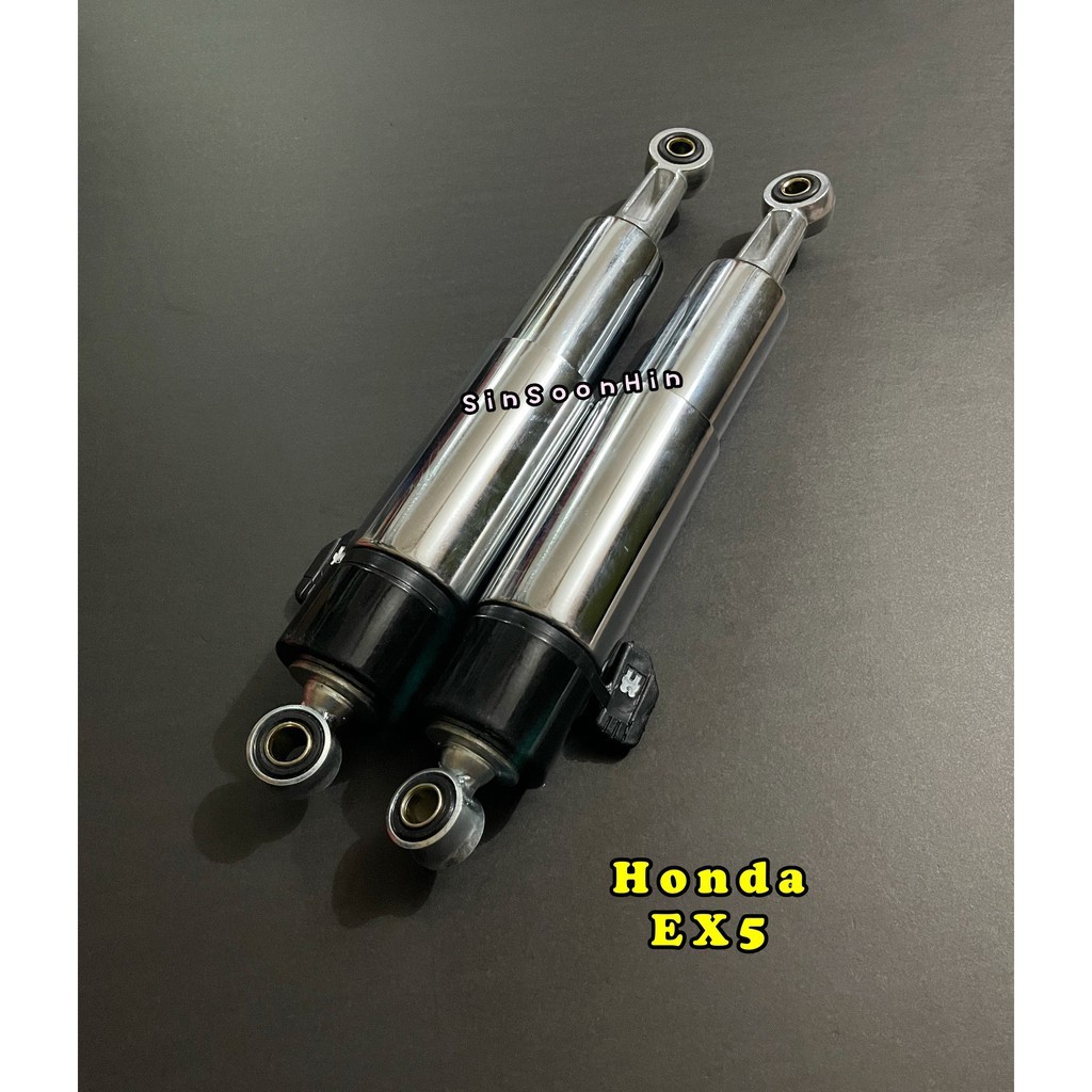 HONDA EX5 HIGH POWER DREAM REAR ABSORBER SHOCK SUSPENSION CHROME BLACK ...