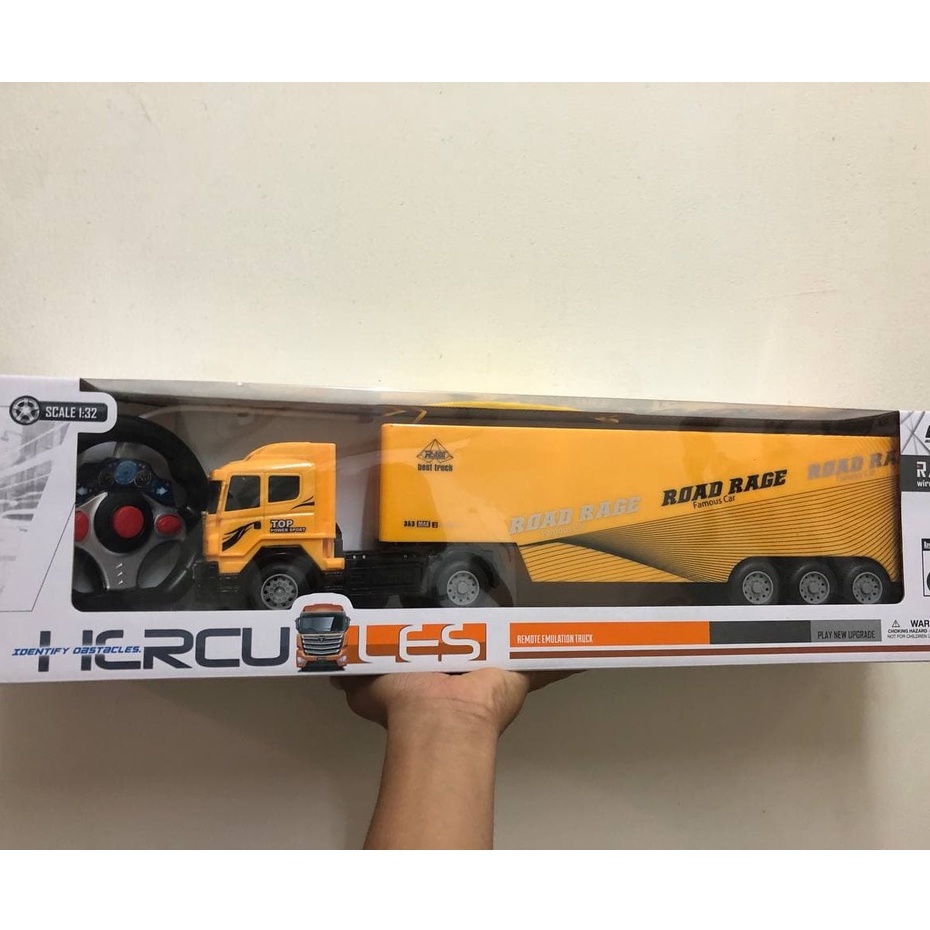 🚛REMOTE CONTROL LORI KONTENA 40 FOOTER TRAILER 12 WHEELERS🚛 [STOK ...