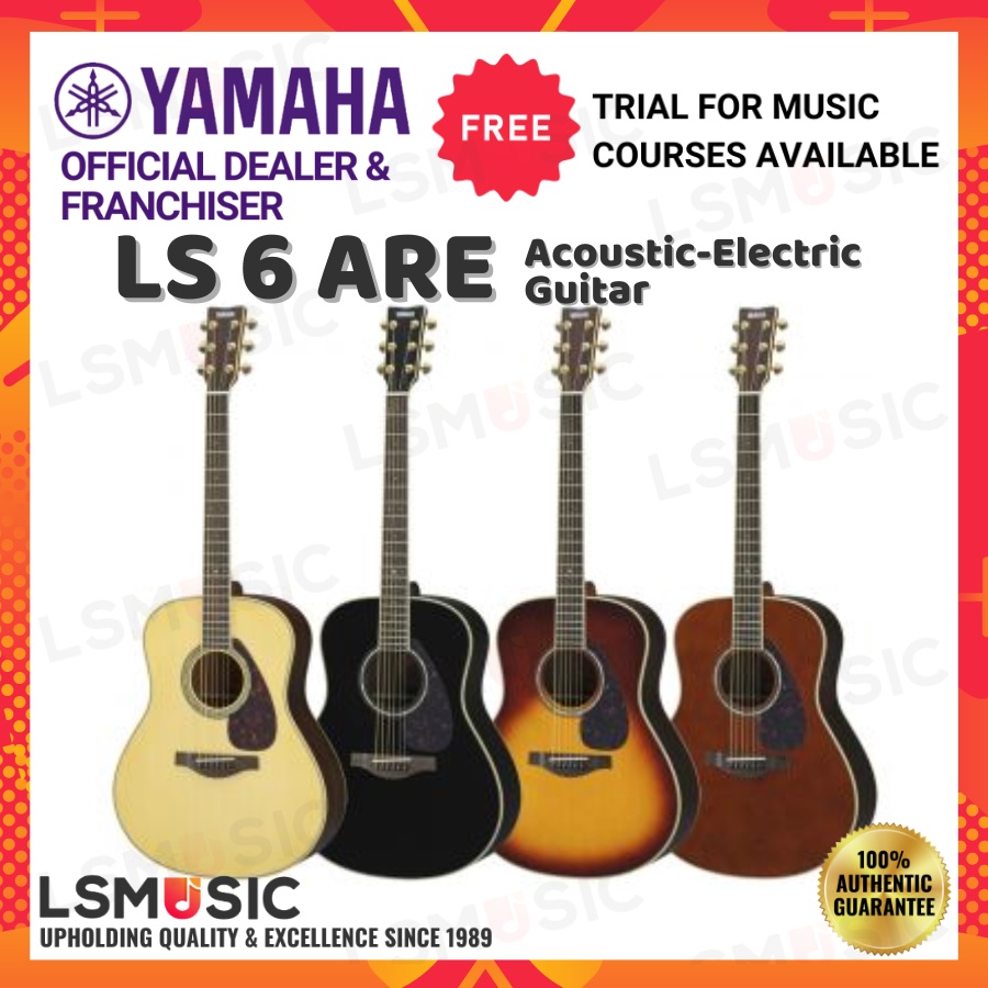 Yamaha LS6 ARE Acoustic-Electric Guitar ( LS 6 ) Yamaha Gitar Akustik ...