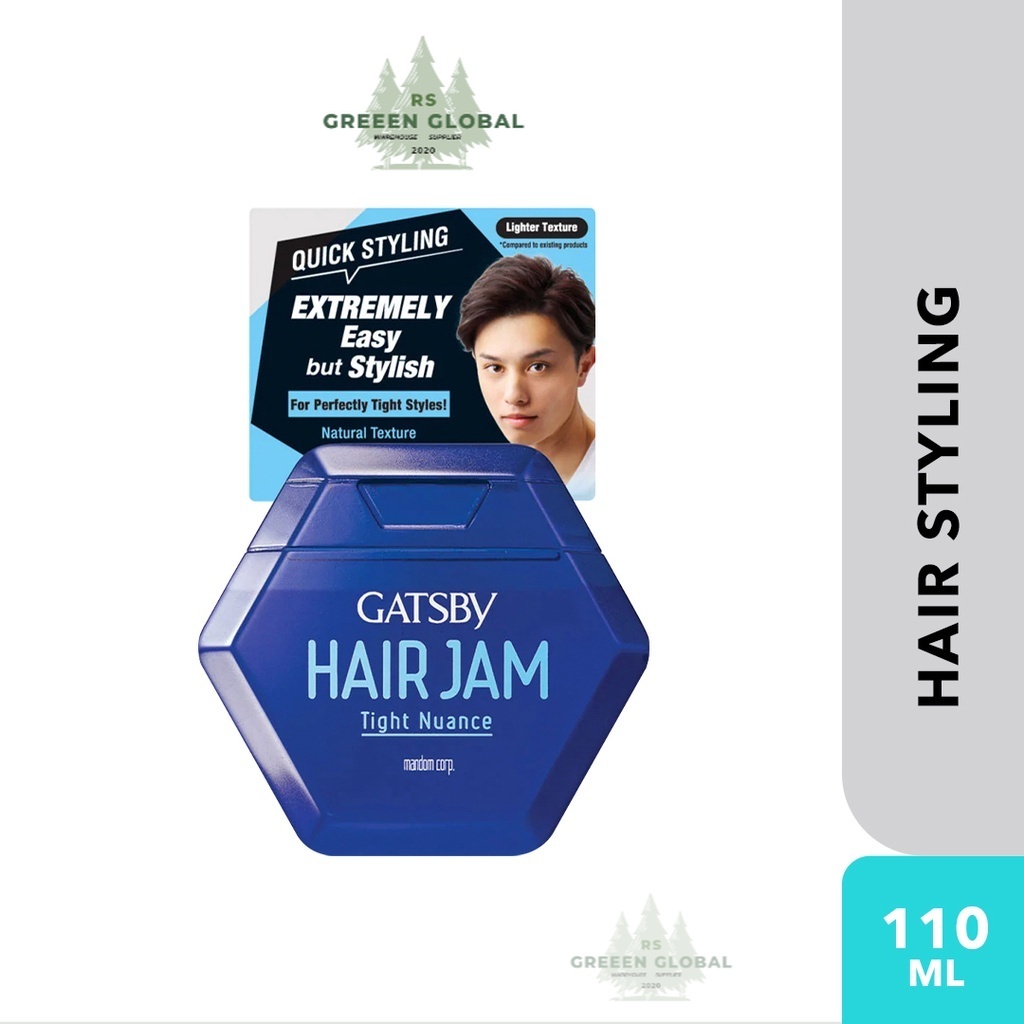 Gatsby Hair Jam Tight Nuance 110g (mens hair gel, hair gel hair styling ...