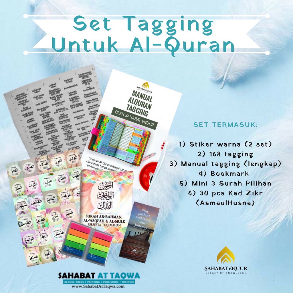 🔥READY STOCK 🔥 SET TAGGING AL QURAN🔥FREE GIFT🔥 | Shopee Malaysia