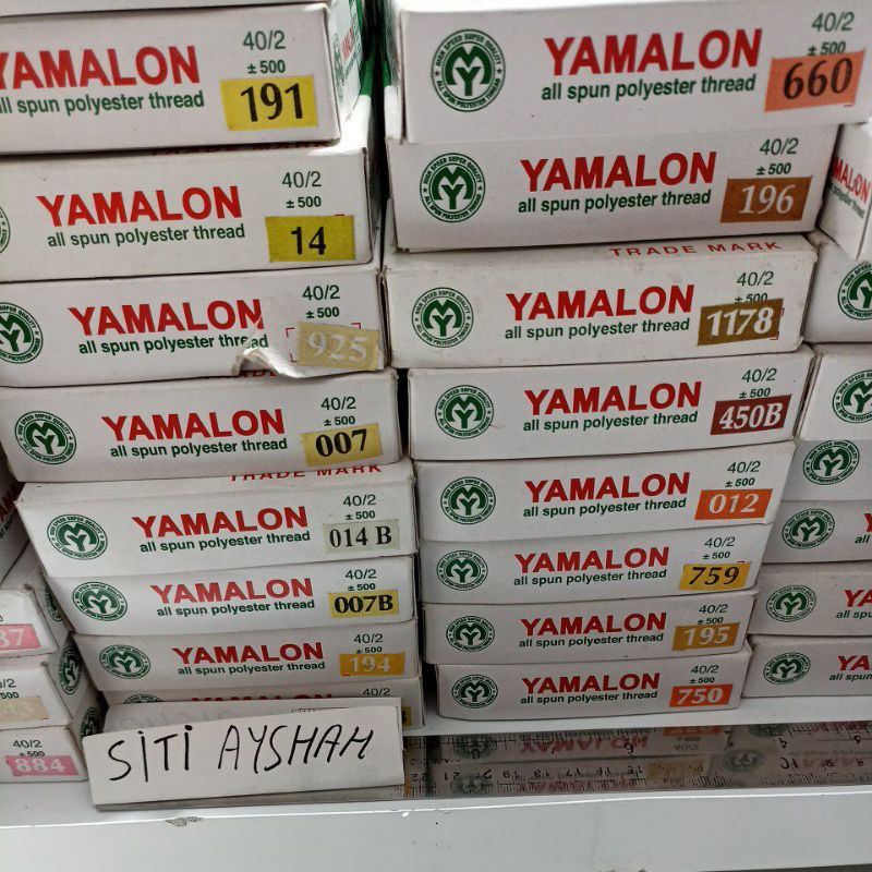 Yamalon Retail Orange Sewing Thread | Shopee Malaysia