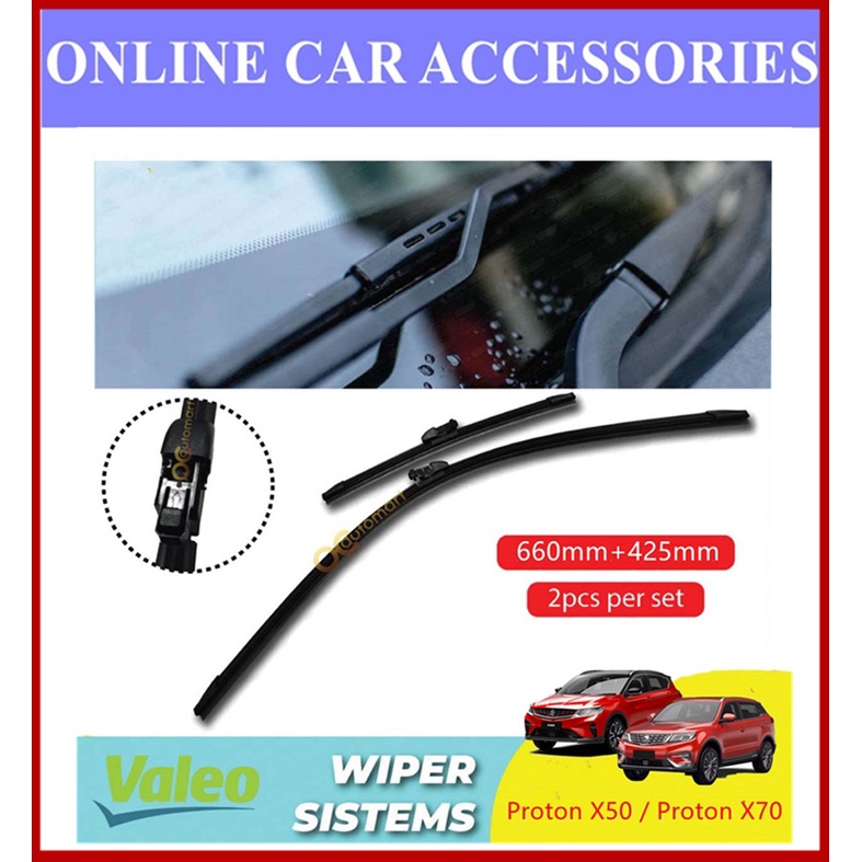 Proton X50 / X70 Valeo First Windscreen Flat Wiper Blade (24"/17 ...