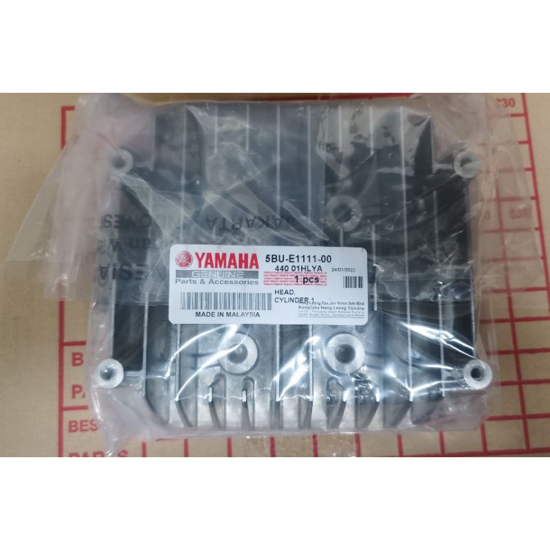 YAMAHA Y125 Y125Z Y125ZR ORIGINAL HEAD CELINDER 5BU-1111-00 MADE IN MALAYSIA | Shopee Malaysia