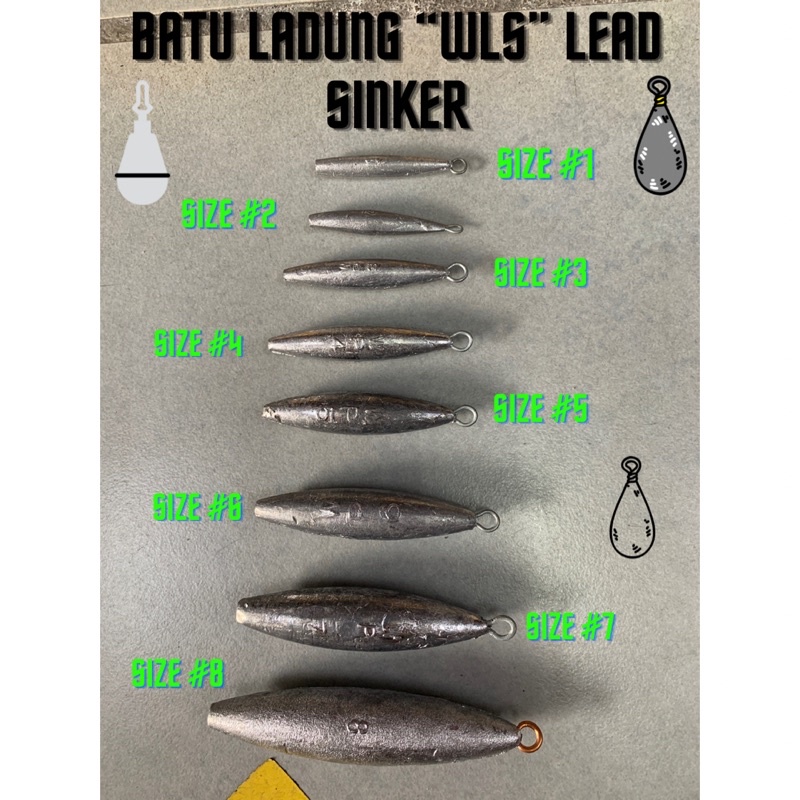 Batu Ladung Timah WLS [WIRE LONG SHAPE] | Shopee Malaysia