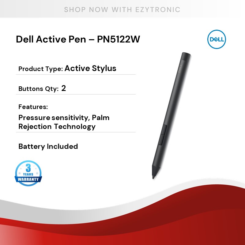 Dell Active Pen – PN5122W for 2 in 1 QHD display - Home Student ...