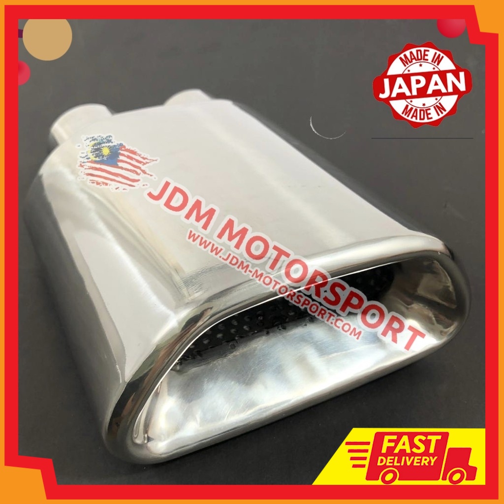 BMW VW Wira Waja ekzos tailpipe Jepun stainless steel | Shopee Malaysia