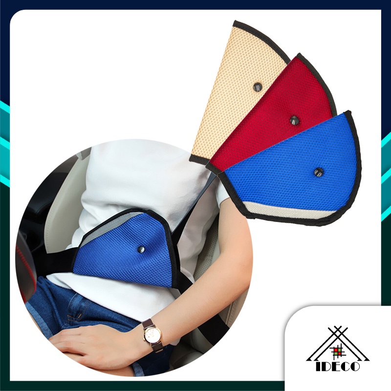 iDECO Child Seat Belt Adjuster Anti-Straining Anti-Slip Car Children ...