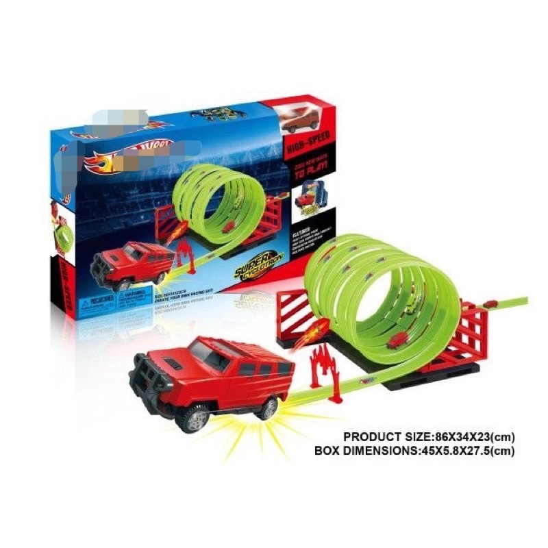 🔥Ready Stock🔥 High Speed racing track cars - 2 x 360 Degrees Spin Line ...