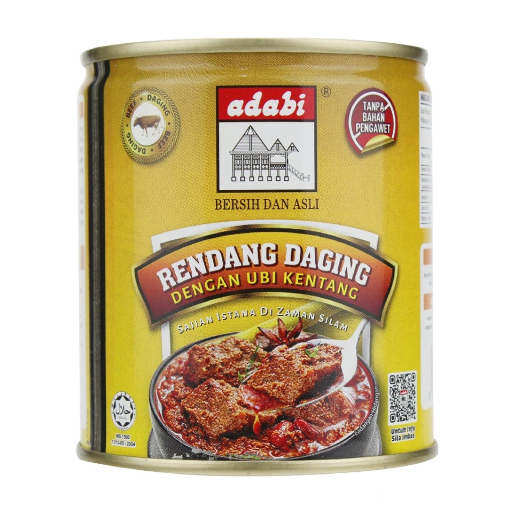 Adabi Rendang Daging With Potatoes (280g) | Shopee Malaysia