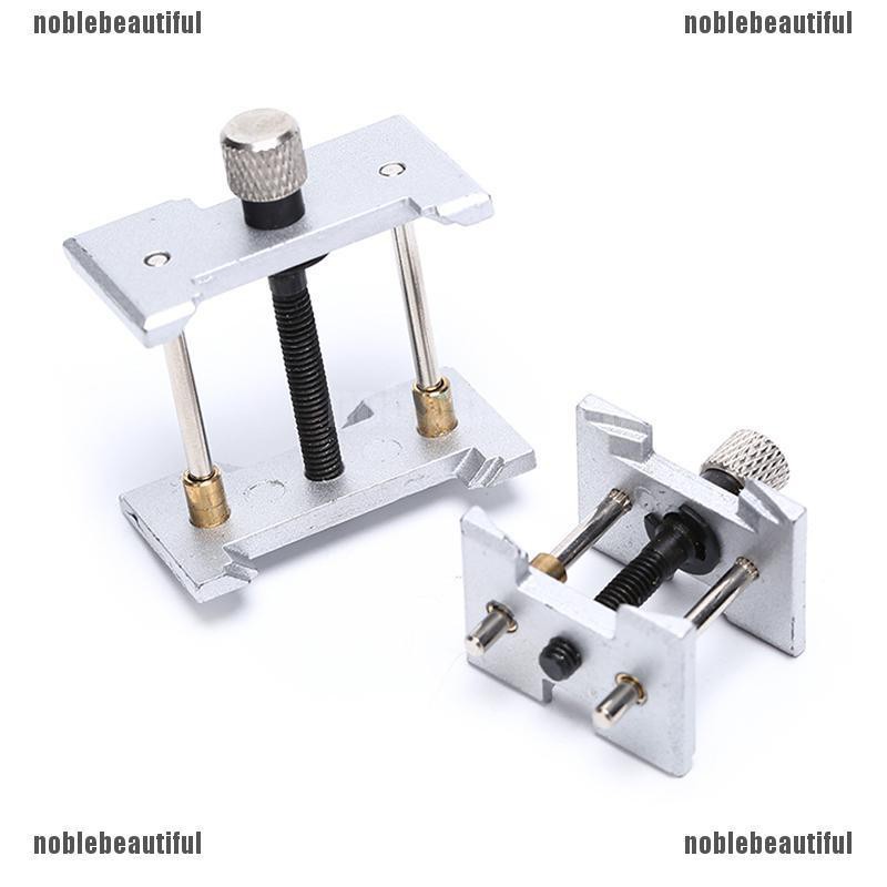 [Beautiful] 2pcs Watch Case Metal Movement Holder Watchmaker Clamp ...