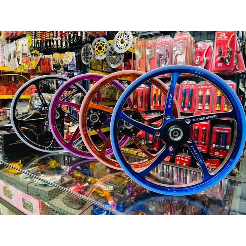 Hylos m5 sport rim Y15zr y16 black purple Oren blue | Shopee Malaysia
