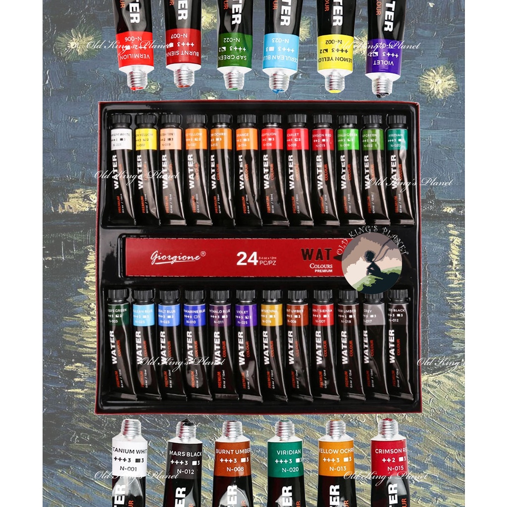 acrylic paint Giorgione Acrylic Set 24/30 Colors Oil Paints ...