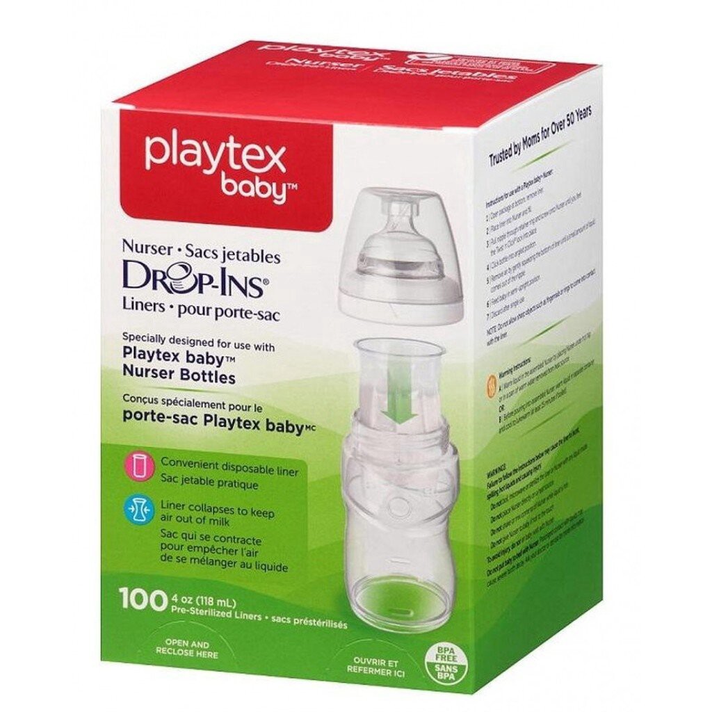 Refill Milk Bag 4oz Travel Bottle Playtex Nurser Pigeon Wide Neck ...