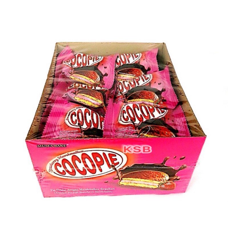 Mum's Bake Cocopie Chocolate / Dark Chocolate (24's x 25g) | Shopee ...