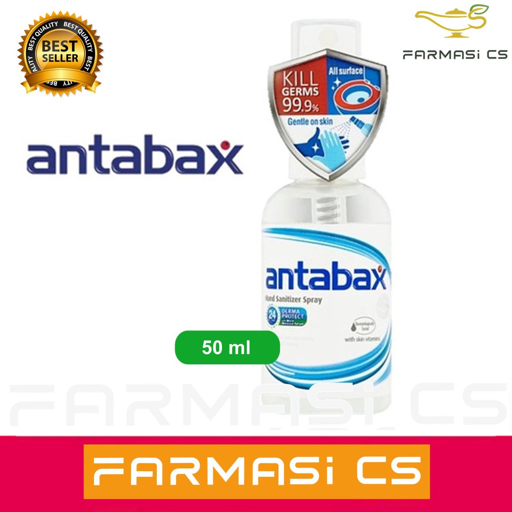 Antabax Hand Sanitizer Spray 50ml EXP:01/2028 [ Kill 99.9% of germs ...