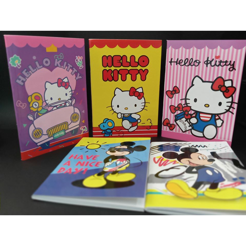 BUKU NOTA HELLO KITTY & MICKEY MOUSE | Shopee Malaysia
