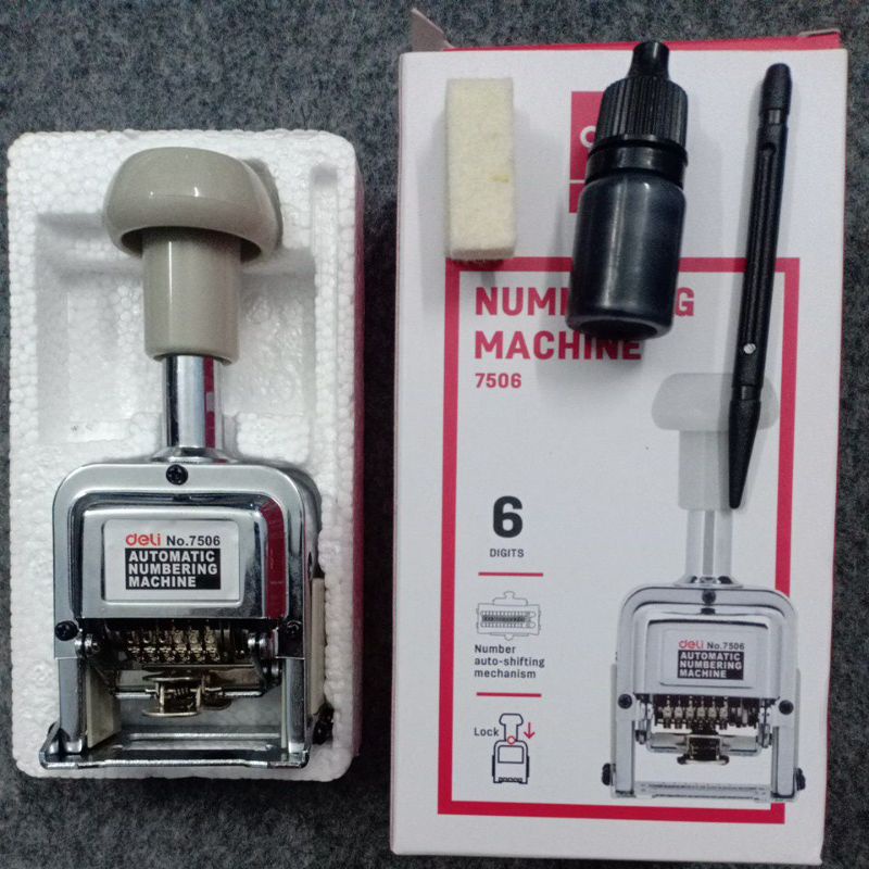 Number jump mark, 6-star deli number stamping machine | Shopee Malaysia