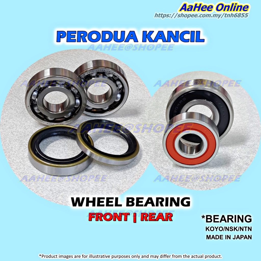 Perodua KANCIL Front/Rear Wheel Bearing/Kit/Oil Seal Set KOYO/NSK/NTN ...
