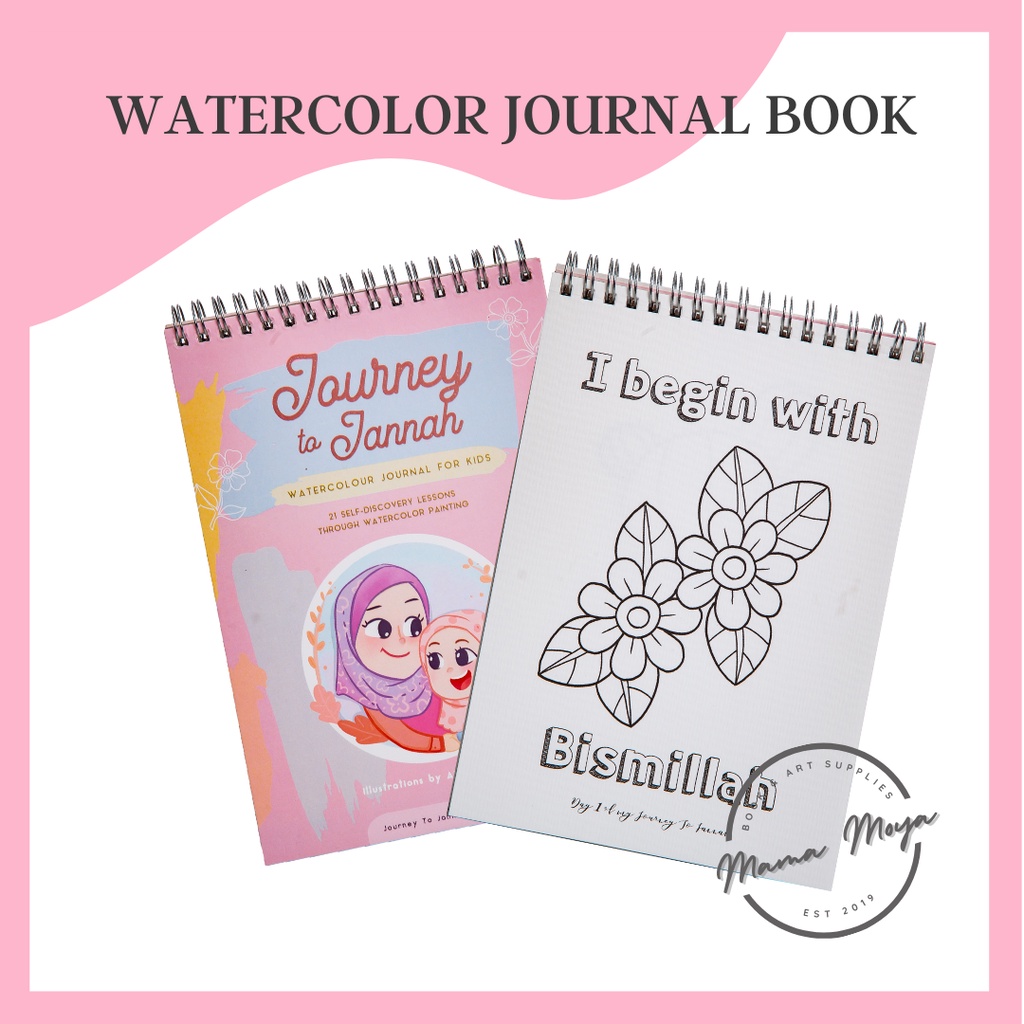 🔥 HOT ITEM 🔥 WATERCOLOR JOURNAL BOOK | Shopee Malaysia