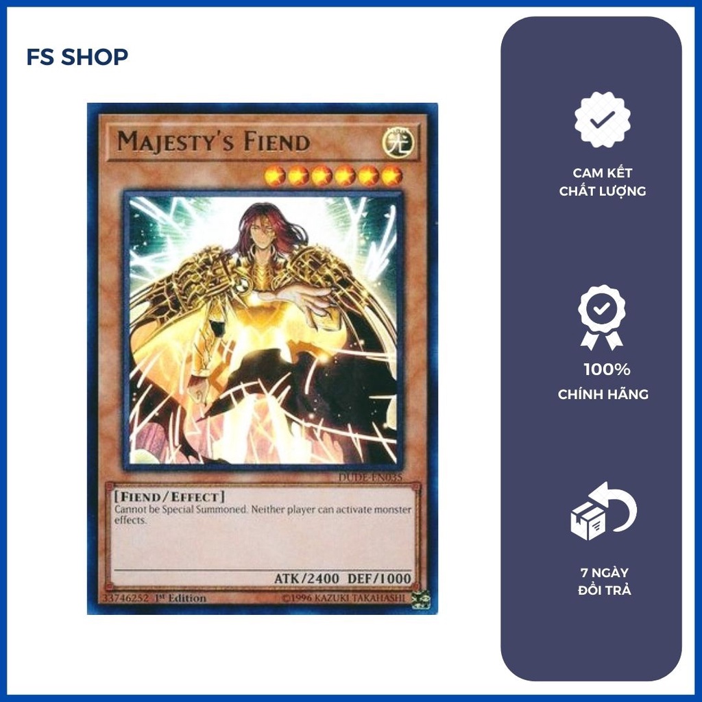 Yugioh Card - Majesty'S Fiend Card - (Ultra Rare)-Genuine Card | Shopee ...