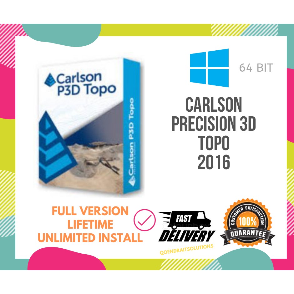 🔥HOT🔥 Carlson Precision 3D Topo 2016 Full Version | Shopee Malaysia