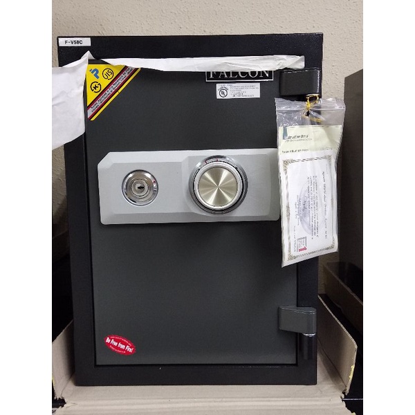 Peti besi | safe box | Falcon V58C 57KG fire resistant Safe Korea ...