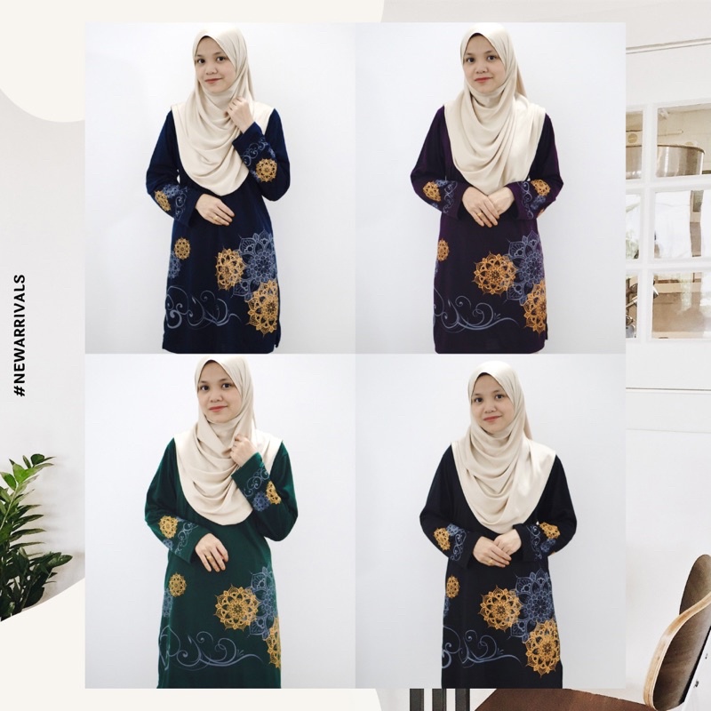 TSHIRT MUSLIMAH LABUH MURAH BAJU MUSLIMAH SALWA - MUSLIMAH PLUS SIZE ...